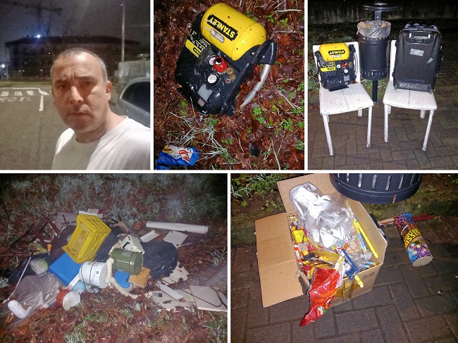 Peschiera Borromeo: Simone Riva ripulisce la città da botti e ...